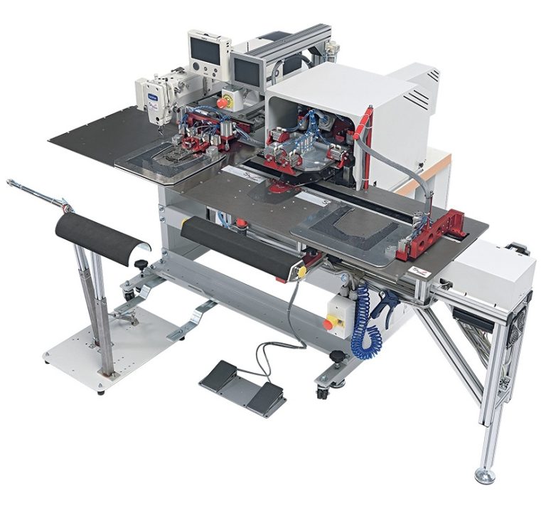 Fully Automatic Programmable Pocket Setter Unit For Jeans & Pants - AM ...